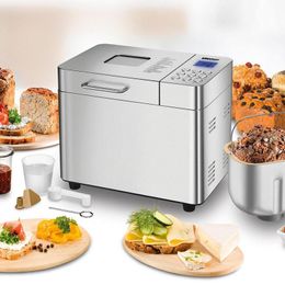 Unold Elektro Brotbackautomat &raquo;Backmeister Edel 68456&laquo; 16 Programme 600 W bis zu 1.000 g Brotgewicht silber Einheitsgr&ouml;&szlig;e