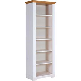 Inter Link B&uuml;cherregal &raquo;Maluno, Kiefer Massivholz, Regal, Schrankregal&laquo; 1 Stk. tlg. Standregal mit 6 F&auml;cher, BxTxH: ca. 68 x 41 x 193,1 cm Massivholz B/H/T: 68cm