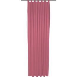Adam Vorhang &raquo;Uni Collection&laquo; Schlaufen 1 Stk. tlg. Blickdichter aus 100% Bio-Baumwolle pink Baumwolle (Bio-Baumwolle) 365cm, Schlaufen, 142cm