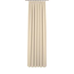 WIRTH Vorhang &raquo;Newbury&laquo; Kr&auml;uselband 1 Stk. tlg. nach Ma&szlig; beige Baumwolle, Polyester 255cm, Kr&auml;uselband, 130cm