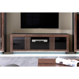 FORTE Lowboard &raquo;SavonaTV-Board, TV-Schrank&laquo; Breite 162 cm, inkl. Sockelbeleuchtung braun B/H/T: 162,7cm x 56,2cm x 42,3cm, 1 Stk., 2 Stk.