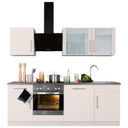 Wiho-K&uuml;chen wiho K&uuml;chen K&uuml;chenzeile &raquo;Cali&laquo; mit E-Ger&auml;ten, Breite 220 cm beige B/H/T: 220cm x 60cm