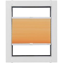 SUNLINES Wabenplissee &raquo;Budget Wabe Tageslicht&laquo; Lichtschutz ohne Bohren verspannt Klemmfix, glatt gelb Obermaterial: 85% Polyester, 15% sonstige Fasern