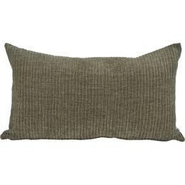HOCK Dekokissen &raquo;Jonny&laquo; Cordkissen inkl. F&uuml;llung, 45x45cm, Dekokissen, strukturiert gr&uuml;n Obermaterial: 100% Polyester. F&uuml;llung: 100% Polyester B/L: 50cm x 