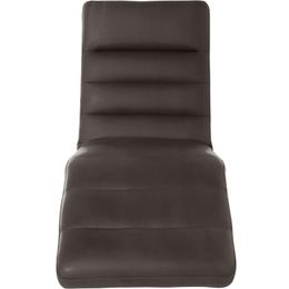 W.Schillig Relaxliege &raquo;daily dreams&laquo; Funktionsliege wahlweise mit Motor, Gestell Chrom, Breite 65 cm braun Longlife Xtra-Leder Z59: Glattleder mit 