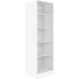 Optifit Regal &raquo;Elm&laquo;, Breite 60 cm wei&szlig; B/H/T: 60cm x 206,8cm x 55,5cm, 5 Stk.
