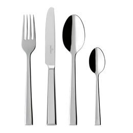 Villeroy & Boch VILLEROY & BOCH Besteck-Set "Tafelbesteck Victor 144er Set silber", 144, silber, Essbesteck-Sets, Sp&uuml;lmaschinenfest