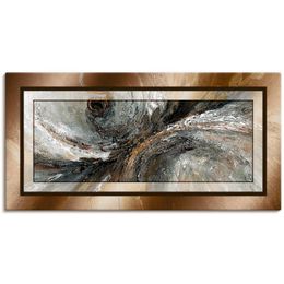 Artland Wandbild &raquo;Gold Abstrakt 2&laquo; Gegenstandslos 1 Stk. tlg. als Alubild, Leinwandbild, Poster in verschied. Gr&ouml;&szlig;en gold B/H/T: 150cm x 75cm, Leinwandbild 