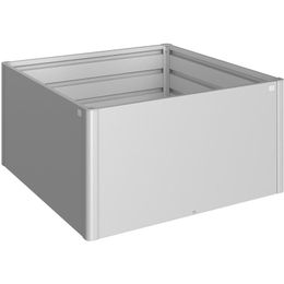 BioHort Hochbeet &raquo;1,5x1,5, verschiedene Farben&laquo; 152x152x77 cm, extrem langlebig, aus Metall silber Stahl B/H/T: 152cm x 77cm x 152cm