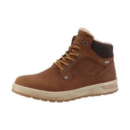 Tom Tailor Herren Tom Tailor Winterboots , Plateau, Schn&uuml;rboots, High Top-Sneaker mit Innenrei&szlig;verschluss braun 45
