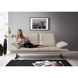 W.Schillig 2-Sitzer &raquo;broadway, Designsofa mit tollem Sitzkomfort, Breite 216cm&laquo; Sitztiefenverstellung, Kopfteil- & Seitenteilverstellung, Breite 216cm
