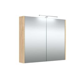 Welltime Spiegelschrank &raquo;Scandic&laquo; verspiegelt, mit Soft-Close-Funktion, verschiedene Breiten, FSC FSC -zertifizierter Holzwerkstoff B/H/T: 78,2cm x 