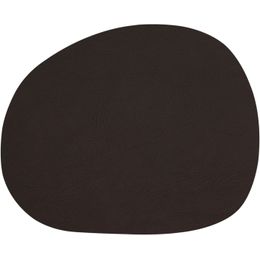 AIDA RAW Platzset "Buffalo", B/L: 33,5cm x 41cm, 4 Stk., Lederimitat, braun, Platzsets, 95 % Recycelleder
