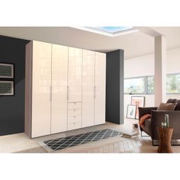 Wiemann Kleiderschrank &raquo;Loft&laquo; Glasfront beige Glas B/H/T: 250cm x 236cm x 58cm, T&uuml;ren: 5 Stk.
