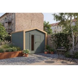Weka Gartenhaus &raquo;Killarney&laquo; Doppelt&uuml;r, 1 1/2 Fenster an Seite Massivholz ohne Fu&szlig;boden, ohne Dacheindeckung