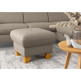 OTTO home Polsterhocker &raquo;Lindgren&laquo; mit Stauraum braun 100% Polyester B/H/T: 61cm x 46cm x 61cm, Luxus-Microfaser Florence,mit Stauraum,ohne Federkern