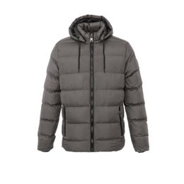 Cipo & Baxx CIPO & BAXX Herren Winterjacke "Cipo & Baxx Jacke", grau, Gr. L, uni, Obermaterial: 100% Polyester PES., Jacken, im Steppdesign