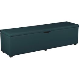Home Affaire Hockerbank &raquo;Standard&laquo; Breite 120cm oder 160cm, auch als Garderobenbank oder Bettbank blau Struktur fein (100% Polyester) f&uuml;r Bett &raquo;