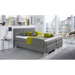 Hapo Boxspringbett &raquo;ATLANTA mit hohem Kopfteil&laquo; Topper separat erh&auml;ltlich, erh&auml;ltlich in verschiedenen Breiten, Farben & Matratzenarten ohne Topper, 