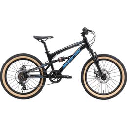 Bikestar Jugendfahrrad 7 Gang Shimano RD-TY21 Schaltwerk Kettenschaltung schwarz 30cm, 20 Zoll (50,80cm) Jugendfahrrad