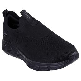 Skechers Herren Slip-On Sneaker &raquo;BOBS B FLEX-&laquo; , Slipper, Freizeitschuh, Halbschuh mit d&auml;mpfendem Memory Foam schwarz 42