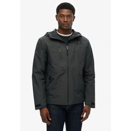 Superdry Herren Outdoorjacke &raquo;WATERPROOF JACKET&laquo; mit Kapuze Wasserdicht (S&auml;ule wird nachgereicht) schwarz M