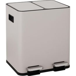OTTO home M&uuml;lleimer &raquo;Garrin, Soft Close, m. 2 F&auml;chern, Fassungsverm&ouml;gen 2x15 L bzw. 2x30 L&laquo; 2 Beh&auml;lter M&uuml;lltrennsystem mit 2 separaten Innenbeh&auml;ltern 