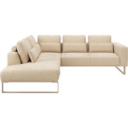 Musterring Ecksofa &raquo;JUSTB! PM100, stilvoller Lounge-Komfort von &laquo; Kollektion Bettina Zimmermann, optionaler Sitzvorzug & Fu&szlig;-Auswahl 92% Polyester, 8% Baumwolle 