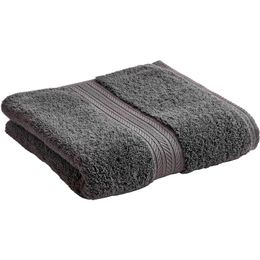 Christy Handt&uuml;cher &raquo;RENAISSANCE&laquo; Premium-Handtuch in Luxusqualit&auml;t, 675g/m&sup2;, 50x100cm, 2er Set grau Walkfrottier, Obermaterial: 100% Baumwolle B/L: 50cmx100cm