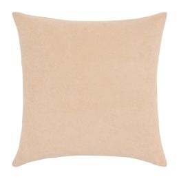 Pad Dekokissen &raquo;LOOPY&laquo; frottee look beige Baumwolle B/L: 48cm x 48cm, 1 Stk.