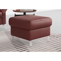 Sit & More sit&more Hocker &raquo;Arngast&laquo; rot Luxus-Microfaser ALTARA NUBUCK (100% Polyester);Struktur (100% Polyester);Flachgewebe (90% Polyester; 10% Polyamid) B/H/