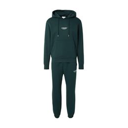 Jack & Jones Jack & Jones Jogginganzug 'JJESOHO' Herren Gr&ouml;&szlig;e S dunkelgr&uuml;n / wei&szlig;