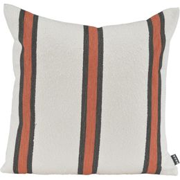 HOCK Dekokissen &raquo;Sera Uno&laquo; Sofakissen inkl. F&uuml;llung, 50x50cm, Dekokissen, gestreift wei&szlig; Obermaterial: 89% Polyester, 11% Baumwolle. F&uuml;llung: 100% 