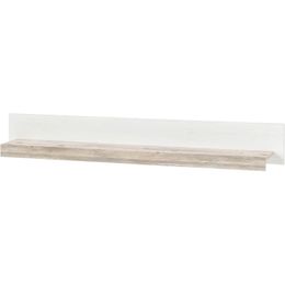 Home Affaire Wandregal &raquo;Florenz&laquo; Breite 150 cm wei&szlig; Holzwerkstoff B/H/T: 150cm x 20cm x 20cm