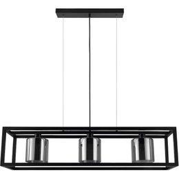 Eglo H&auml;ngeleuchte &raquo;BRISLING Pendellampe, Stahl und Glas, Vintage, Esszimmerlampe, Lampe&laquo; E27 1 Stk. Pendelleuchte, Wohnzimmerlampe, L14 x B11,5 x 
