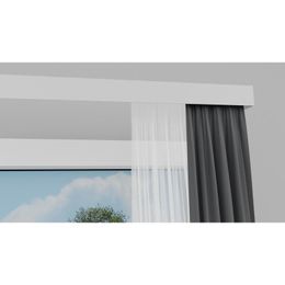 Indeko Innenlaufschiene &raquo;Stockholm&laquo; 2 l&auml;ufig-l&auml;ufig wei&szlig; Metall B/L: 100cm, 1 Stk., 2 l&auml;ufig