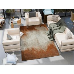 OCI DIE TEPPICHMARKE Teppich &raquo;OPAL DAYLIGHT&laquo; rechteckig 6 mm H&ouml;he Vintage, Flachgewebe, alle R&auml;ume braun Obermaterial: 34% Polyacryl, 33% Baumwolle, 