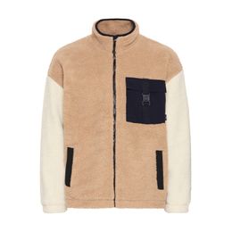 INDICODE Herren Fellimitatjacke "Fellimitatjacke IDTrautmar", beige, Gr. XL, Obermaterial: 100% Polyester PES., Jacken