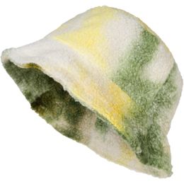 styleBREAKER Damen Fischerhut "Teddyfell Fischerhut Ombr&eacute;", gr&uuml;n, Modisch, Obermaterial: 100% Polyester PES., H&uuml;te