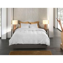 Bettw&auml;sche &raquo;Franela&laquo; 2 Stk. Uni Design, hochwertiges Flanell, Bettw&auml;sche ab 135x200 cm grau Flanell, Obermaterial: 100% Baumwolle B/L: 155cm x 220cm, 