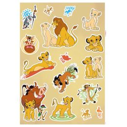 Komar Wandtattoo &raquo;Lion King Circle of Life - Gr&ouml;&szlig;e 50 x 70 cm&laquo; selbstklebend, Wandsticker, Kinderzimmer bunt Folie B/H/T: 50cm x 70cm