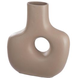 Casablanca by Gilde Tischvase &raquo;Helena, Dekovase&laquo; Vase aus Aluminium, in bauchiger Form, H&ouml;he ca. 30 cm beige Aluminium B/H/T: 26cm x 30cm x 8cm