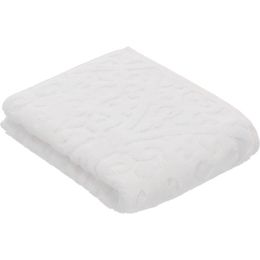 Vossen Badetuch &raquo;Fidelio&laquo; wei&szlig; Walkfrottier, Obermaterial: 100% Baumwolle B/L: 67cmx140cm, 1 Stk., Walkfrottier