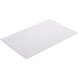 Esprit Badematte &raquo;Solid&laquo; H&ouml;he 1 mm fu&szlig;bodenheizungsgeeignet schnell trocknend Badteppich, Uni Farben, mit Logo Stickerei Hotelmatte wei&szlig; Baumwolle rechteckig