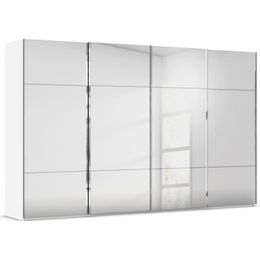 Rauch Schwebet&uuml;renschrank &raquo;Kleiderschrank Schrank Garderobe Schlafzimmerschrank SCALE-TRIO&laquo; edle dreigeteilte Front mit 2 Zierleisten Spiegelfront 