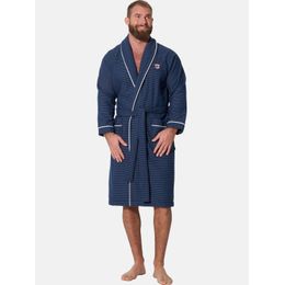 Jan Vanderstorm Herren Hausanzug "Bademantel ROLFGARD", Gr. XL, blau, Obermaterial: 100% Baumwolle CO., Homewear-Sets