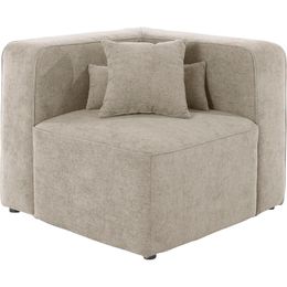 Home Affaire Sofa-Eckelement &raquo;Sundstrup&laquo; Modulserie, individuelle Zusammenstellung grau 100% Polyester Struktur weich