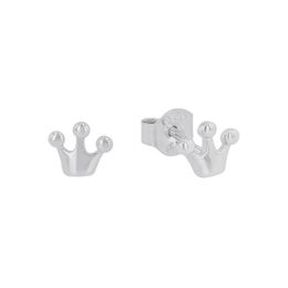 Prinzessin Lillifee Damen Paar Ohrstecker &raquo;Krone&laquo; silber Silber 925 (Sterlingsilber)