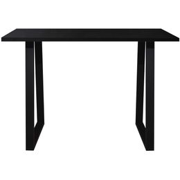 M&auml;usbacher Tresentisch M&Auml;USBACHER, B:140cm H:109cm T:90cm, schwarz, Tische, "Bartresentisch Metall", Bartresentisch Metallgestell, H&ouml;he 109 cm