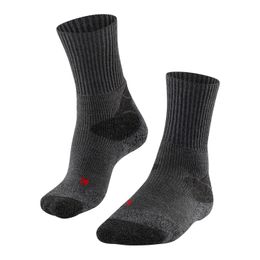 Falke Damen Socken "TK-X Expedition", Gr. 44, grau, Obermaterial: 34% Polyacryl PAN. 29% Polypropylen PP. 27% Wolle WO. 9% Polyamid PA. 1% Elasthan